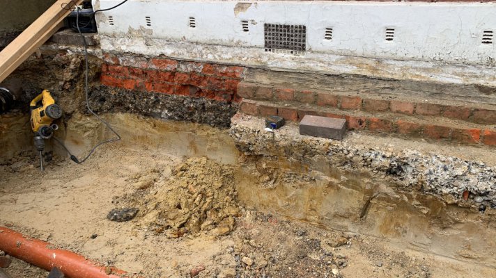 removing part of the foundation of a victorian terrace house | Period ...