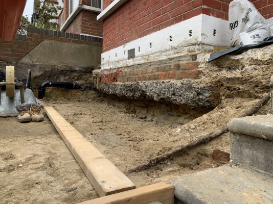 removing part of the foundation of a victorian terrace house | Period ...