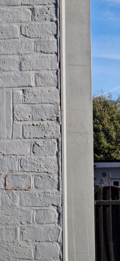 Victorian terrace: Penetrating damp in rendered gable end wall | Period ...